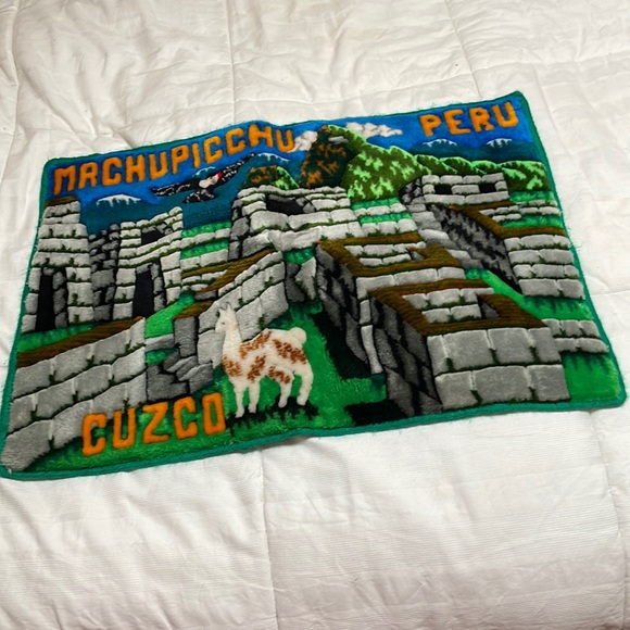Other | Machu Picchu Peru Wool Rug | Poshmark